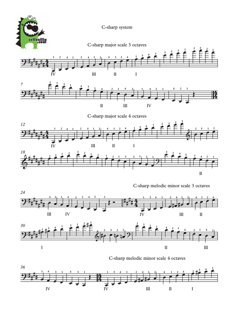 C Sharp System | PDF | Scale (Music) | Classical Music