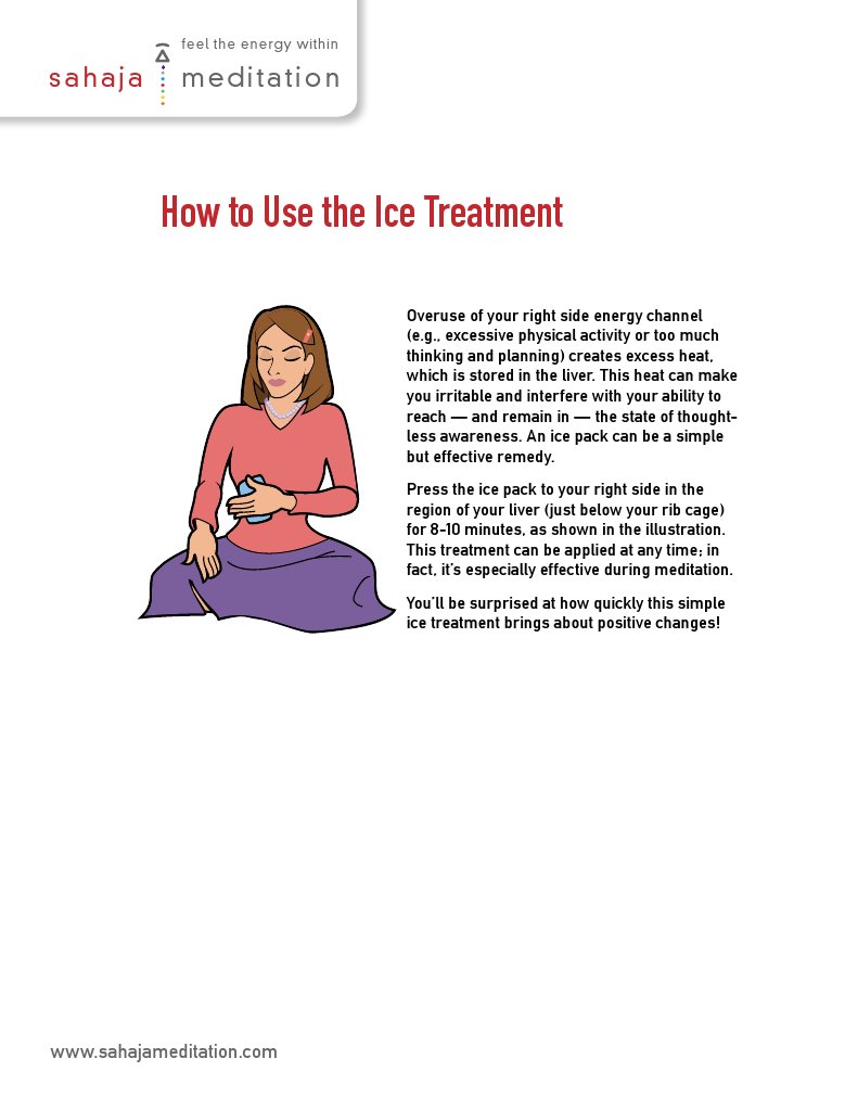 The Ice Technique - Sahaja Meditation Program Handout v1.2 | PDF