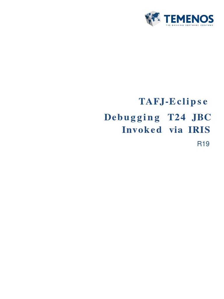 TAFJ-Eclipse Debugging - IRIS | PDF | Application Server | World Wide Web
