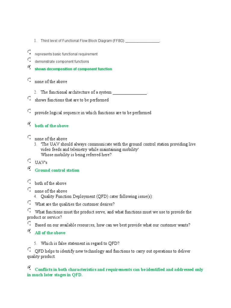 Both of The Above: Third Level of Functional Flow Block Diagram (FFBD ...