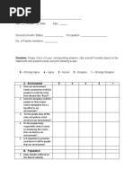 Survey Questionnaire - Disaster Awareness and Preparedness - Sti | PDF ...
