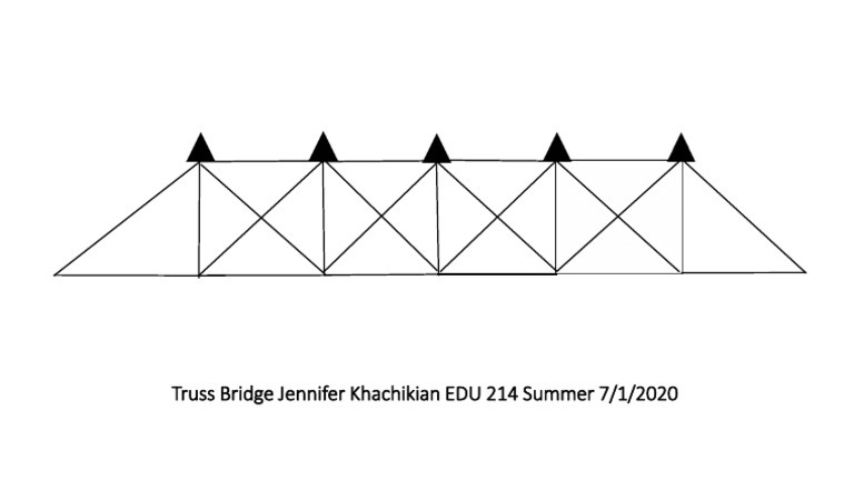 Truss Bridge Drawing | PDF
