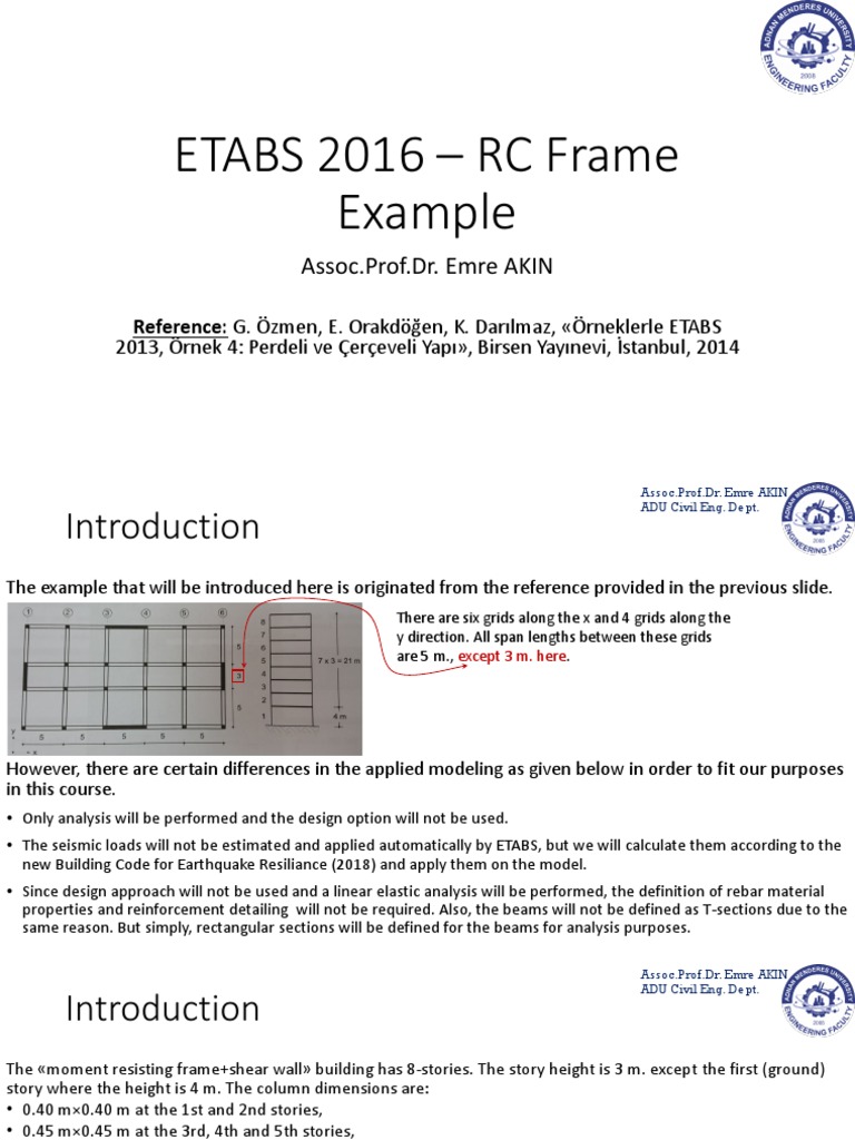 Etabs Tutorial Part 1 1541949736 PDF | PDF | Stiffness | Beam (Structure)
