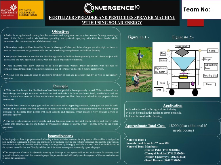 Poster Presentation Final | PDF | Agriculture | Machines
