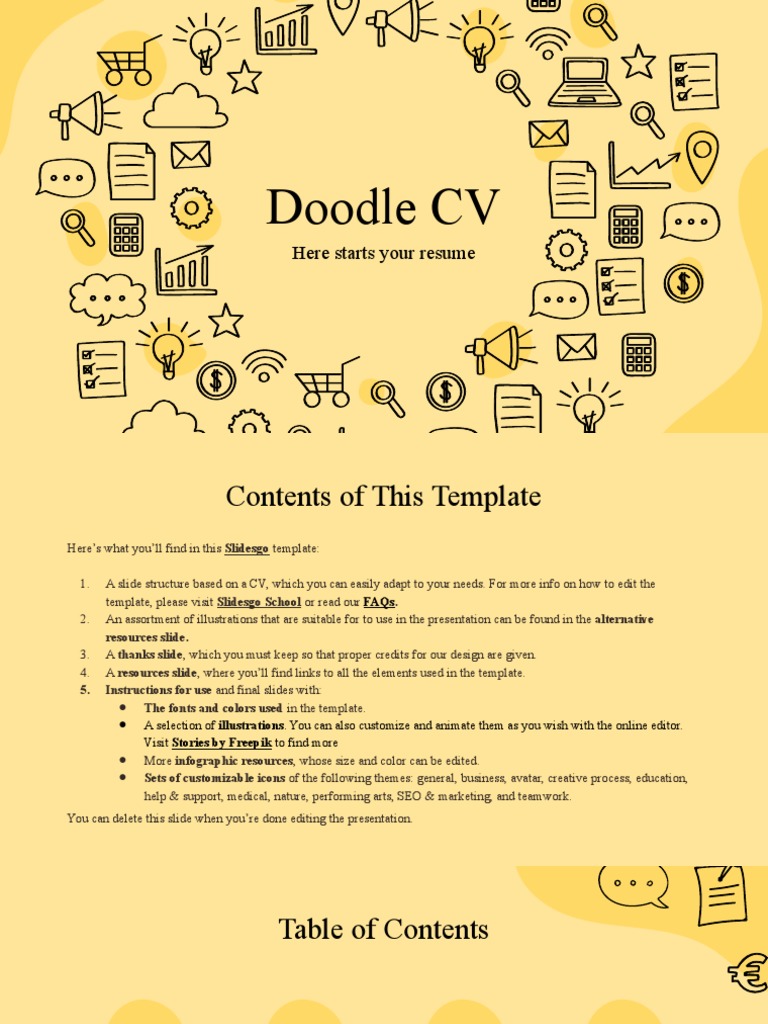 Doodle CV: Here Starts Your Resume | PDF | Planets | Mercury (Planet)