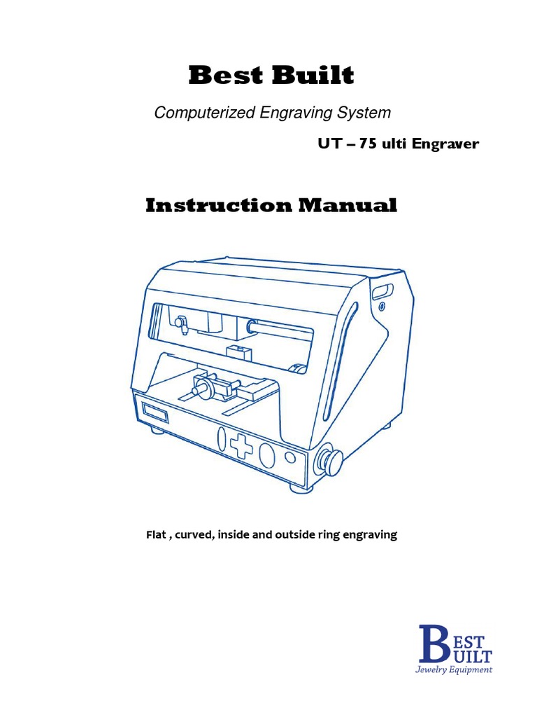 Ut 75 Instruction Manual | PDF | Engraving | Area