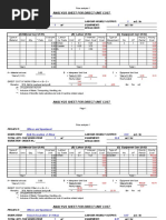 Sample Take Off Sheet | PDF | Microsoft Excel | Building Technology
