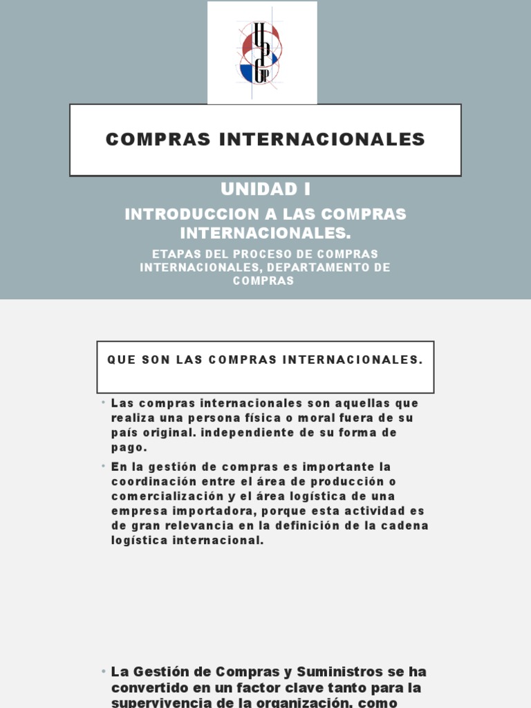 Proceso de Compras Internacionales | PDF | Logística | Mercado (economía)