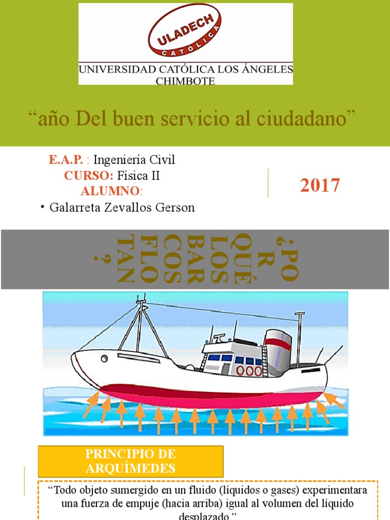 Por Que Los Barcos Flotan | PDF