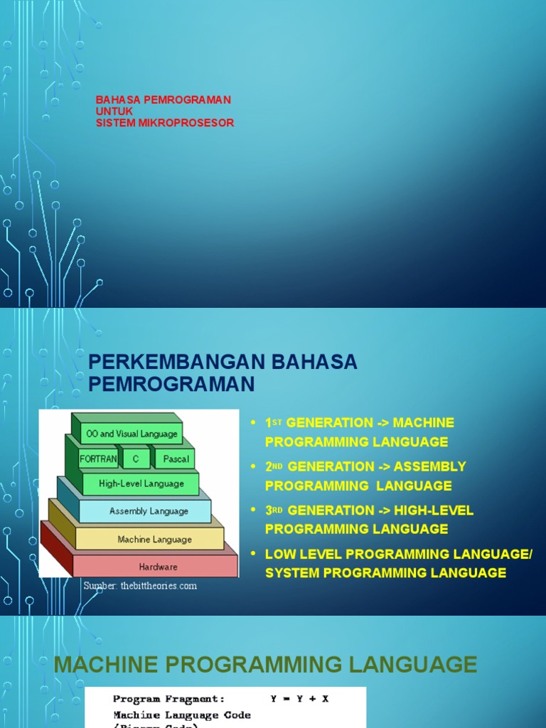 Bahasa Pemrograman Untuk Sistem Mikroprosesor | PDF
