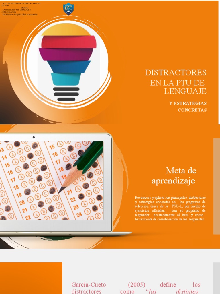 Distractores en La Ptu de Lenguaje | PDF | Tortuga | Residuos