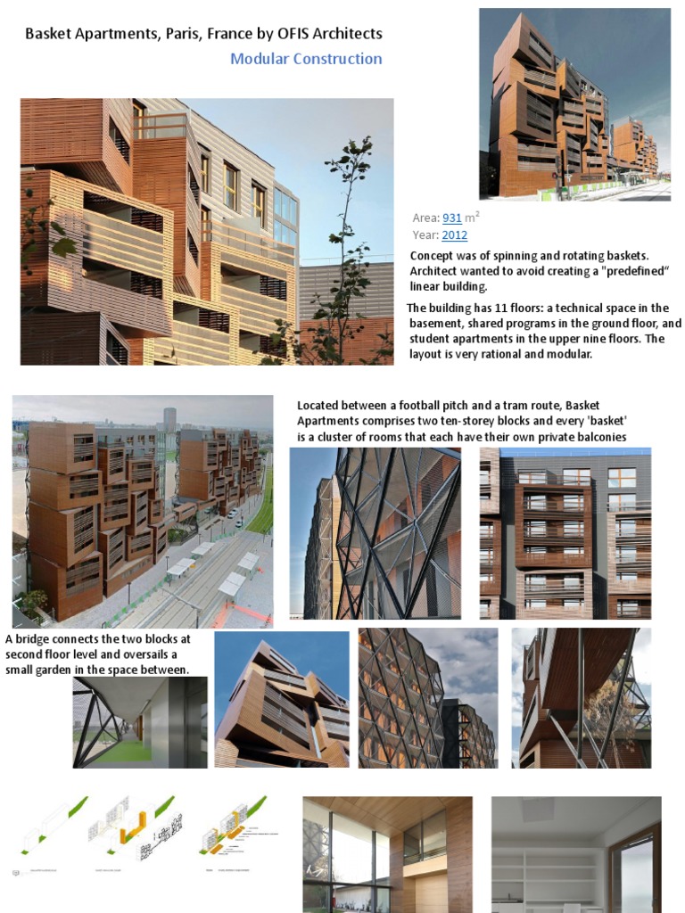 Student Housing Design in Paris | PDF