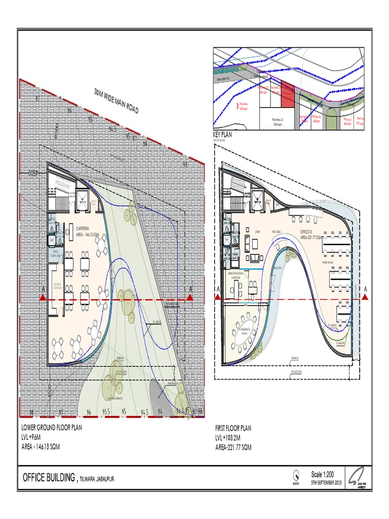 Site Plan for a Multi-Purpose Building on a Large Plot of Land | PDF ...