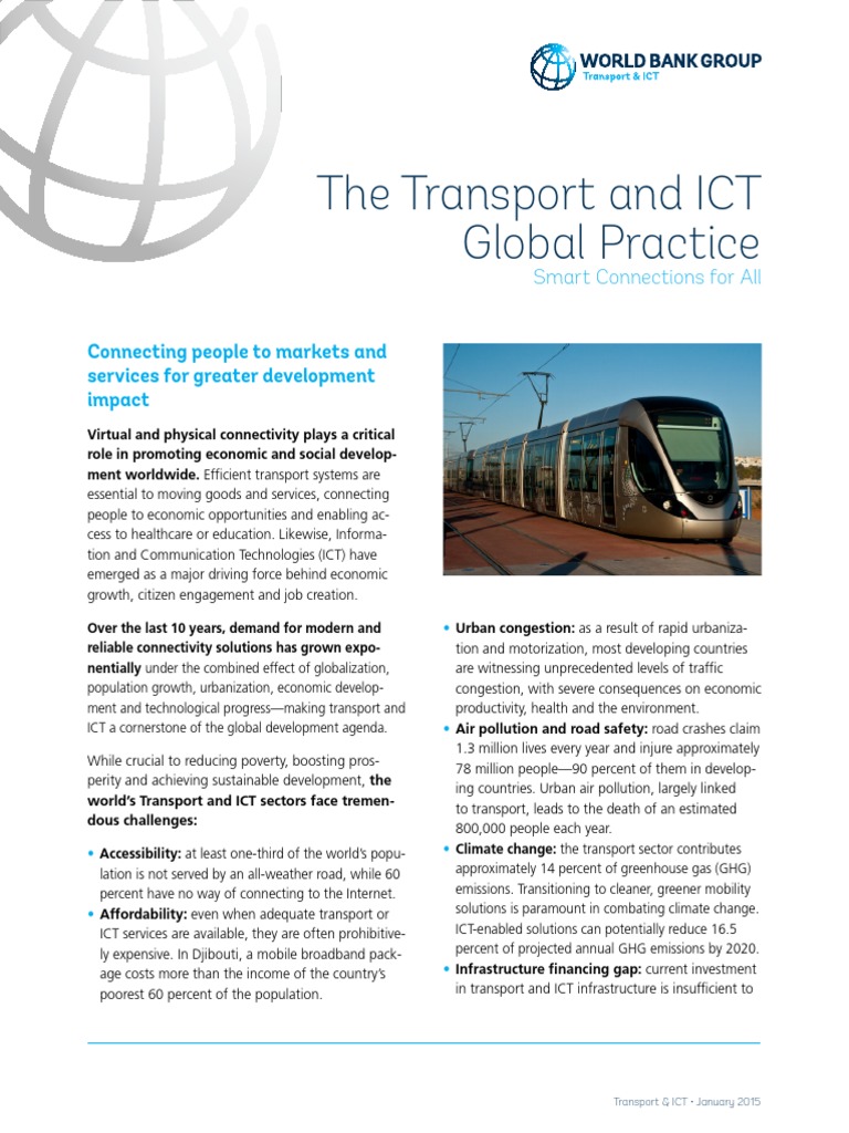 Transport ICT Brochure | PDF | Infrastructure | Transport
