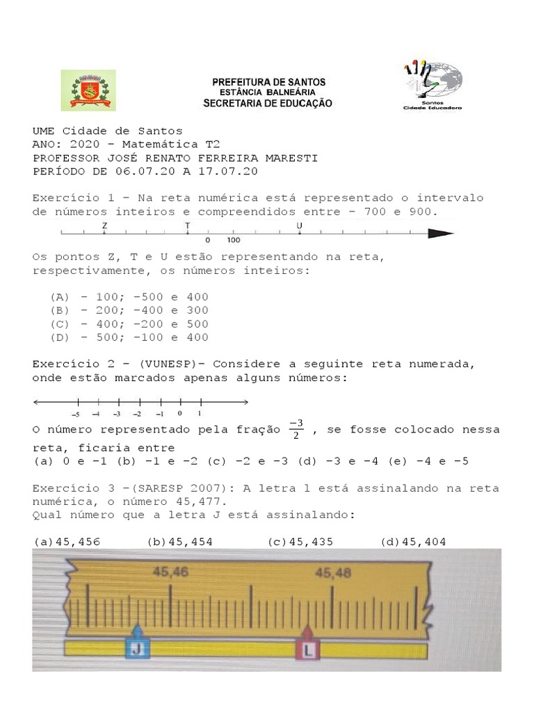 3 - Ativ. Mat. t2 Cii | PDF