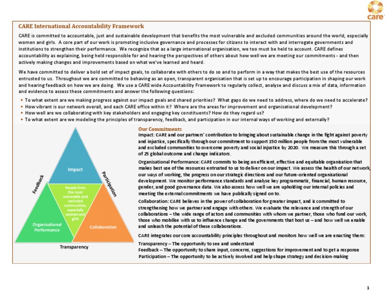 CARE International Accountability Report 2013 | PDF | Governance ...