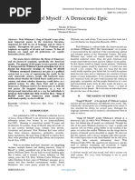 Whitman's Vision of Emotional Democracy | PDF | Love | Walt Whitman