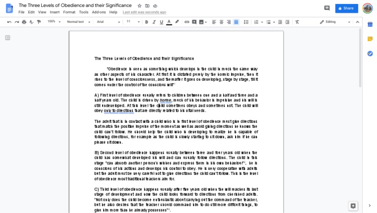 The Three Levels of Obedience and Their Significance | PDF | Obedience ...