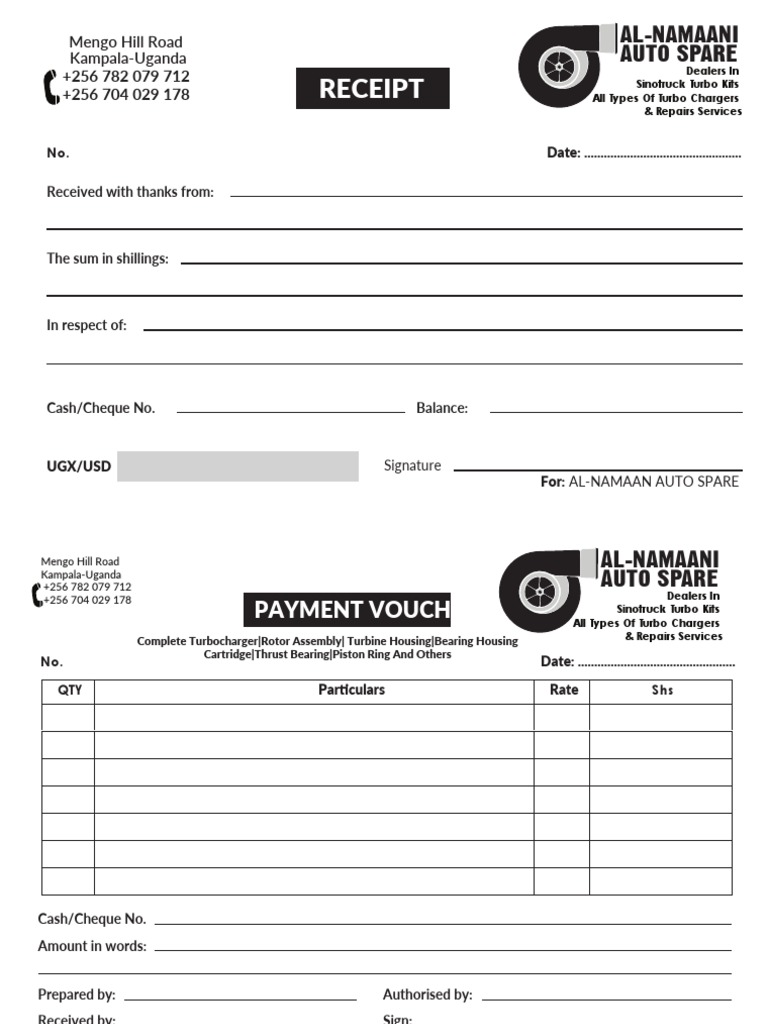 Receipt: Mengo Hill Road Kampala-Uganda +256 782 079 712 +256 704 029 ...