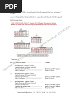 Mazda 3 ECU PINOUT | PDF | Throttle | Transportation Engineering