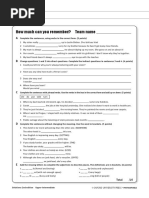 "The Impossible" - Worksheet | PDF | Young Adult