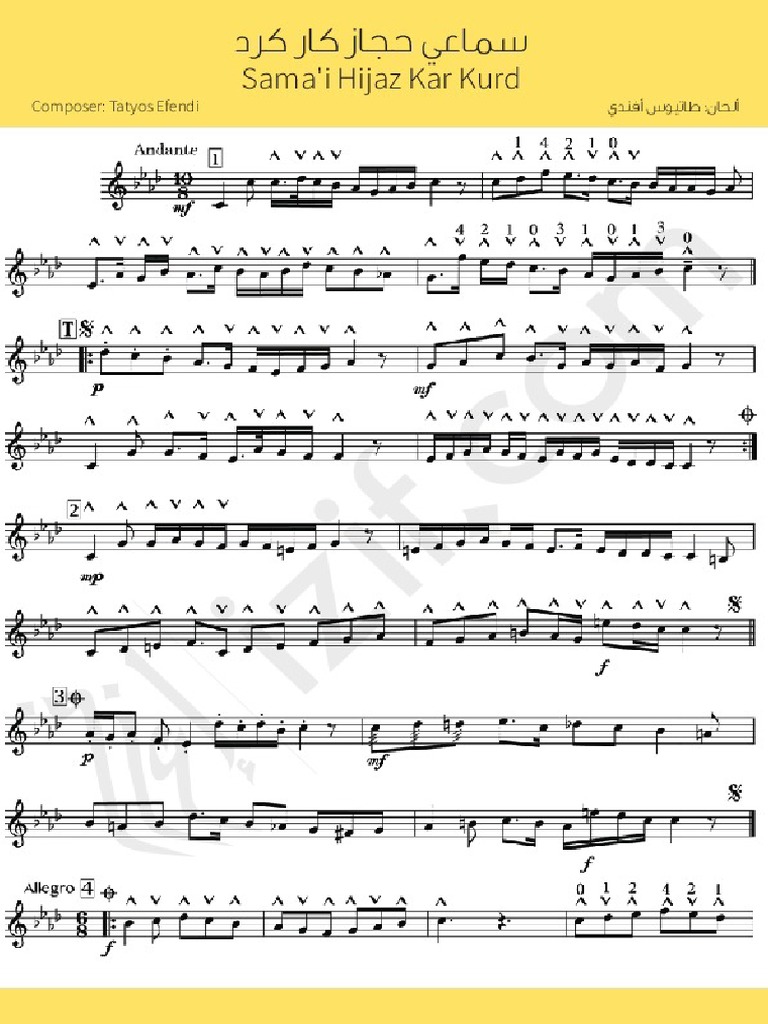 Samai Hijaz Kar Kurd | PDF