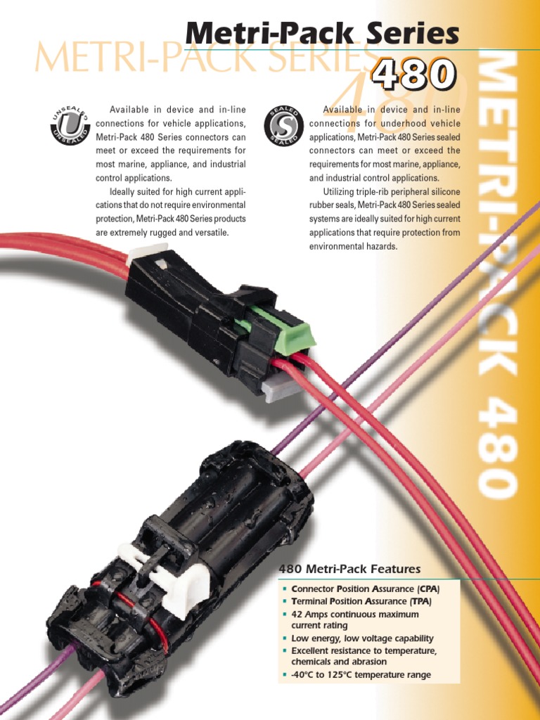 An In-Depth Look at Metri-Pack 480 Series Sealed Connectors for Vehicle ...
