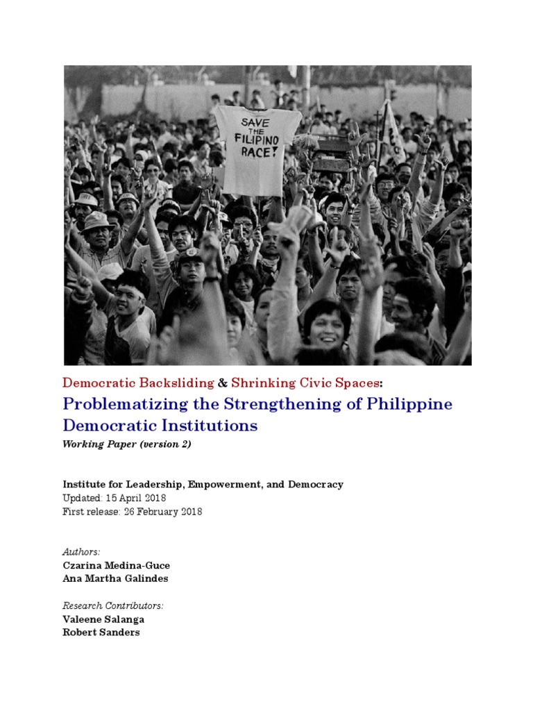 Democratic Backsliding&shrinking Civic Spaces | PDF | Democracy ...