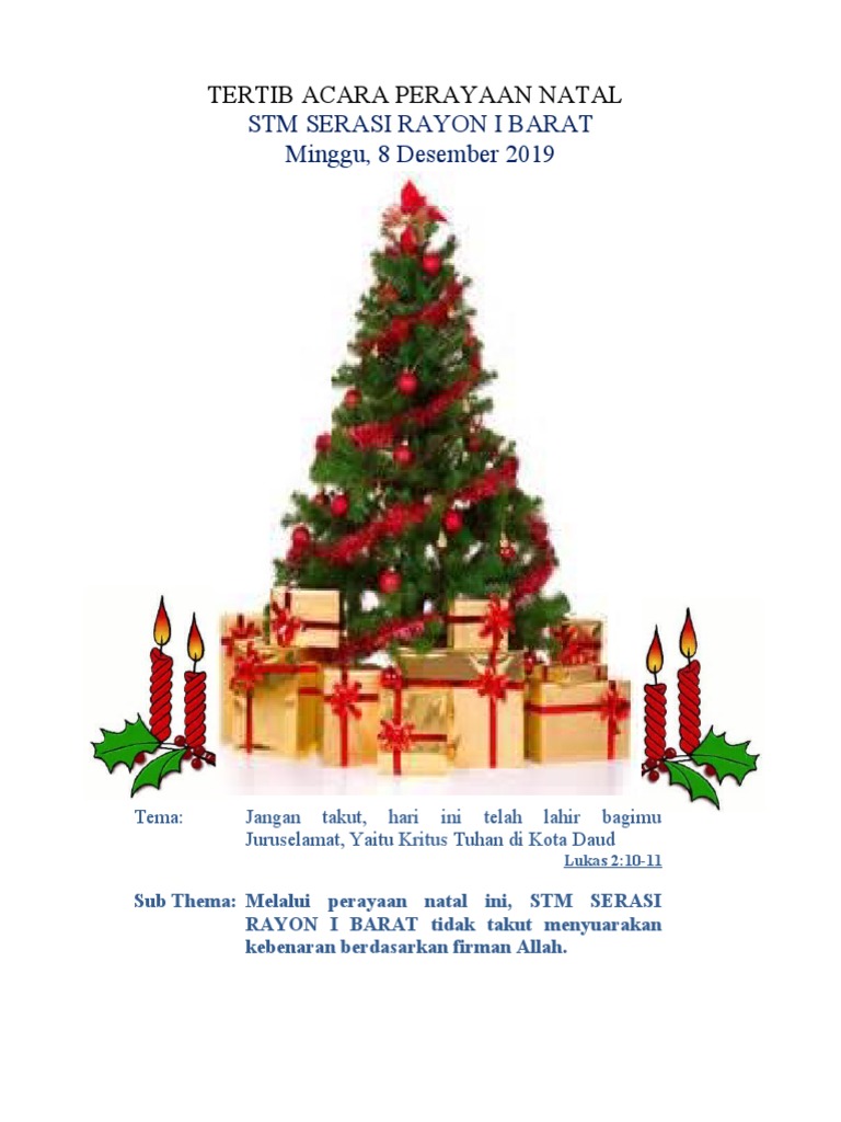Tertib Acara Natal STM | PDF