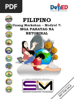 Grade 7 Filipino - MODULE 1 To 4 | PDF