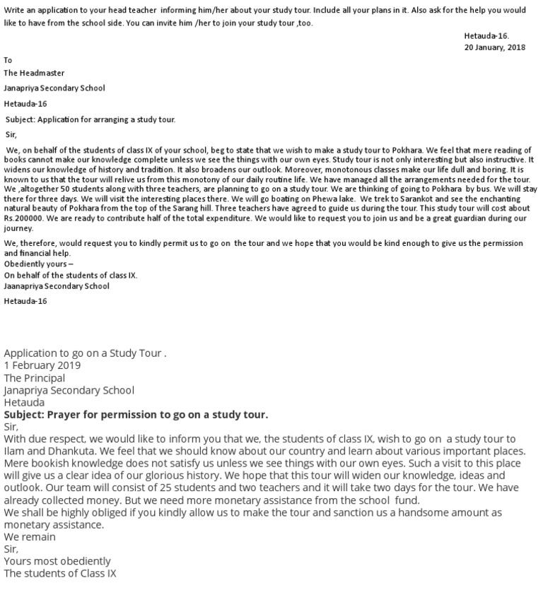 Letter To Principal | PDF | Behavior Modification | Learning