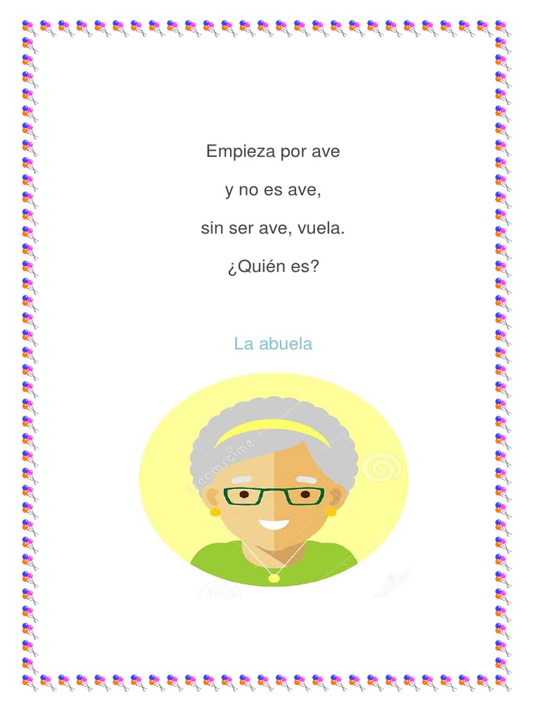 Adivinanzas de La Familia | PDF