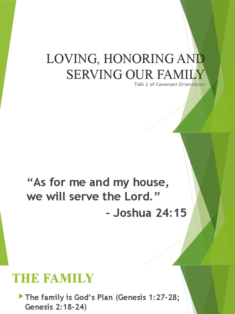 Loving, Honoring and Serving Our Family | PDF | Forgiveness | Love