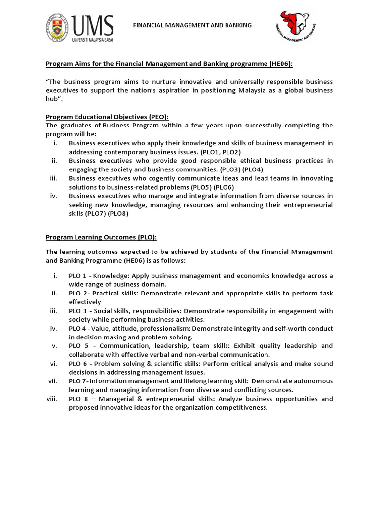 He06 Program Aims Peo Plo | PDF