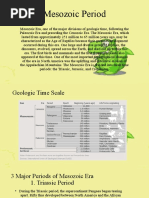 Mesozoic Era "Age of Dinosaurs" | PDF | Earth Sciences | Nature