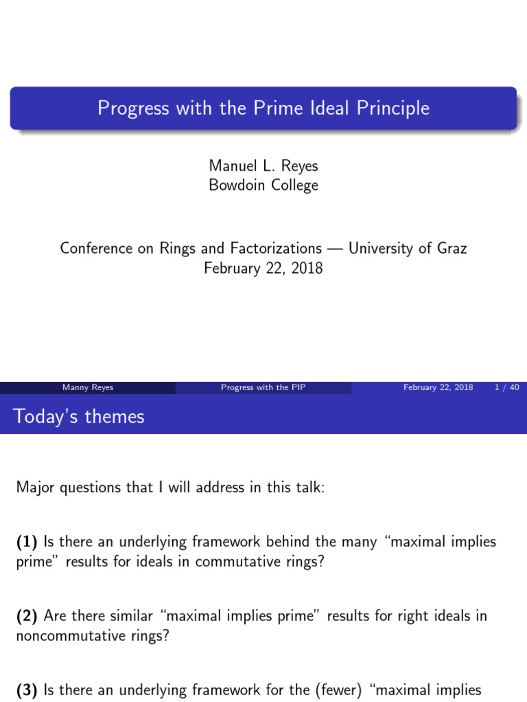 Reyes PDF | PDF | Ring (Mathematics) | Module (Mathematics)