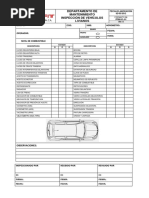 Formato de Control Vehicular | PDF