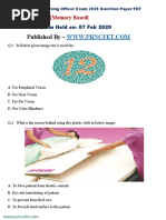 NHM MP CHO Previous Year Papers PDF | PDF | Vaccines | Fetus
