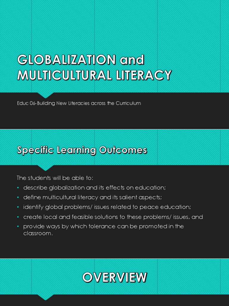 Promoting Global Awareness and Multicultural Literacy through Peace ...