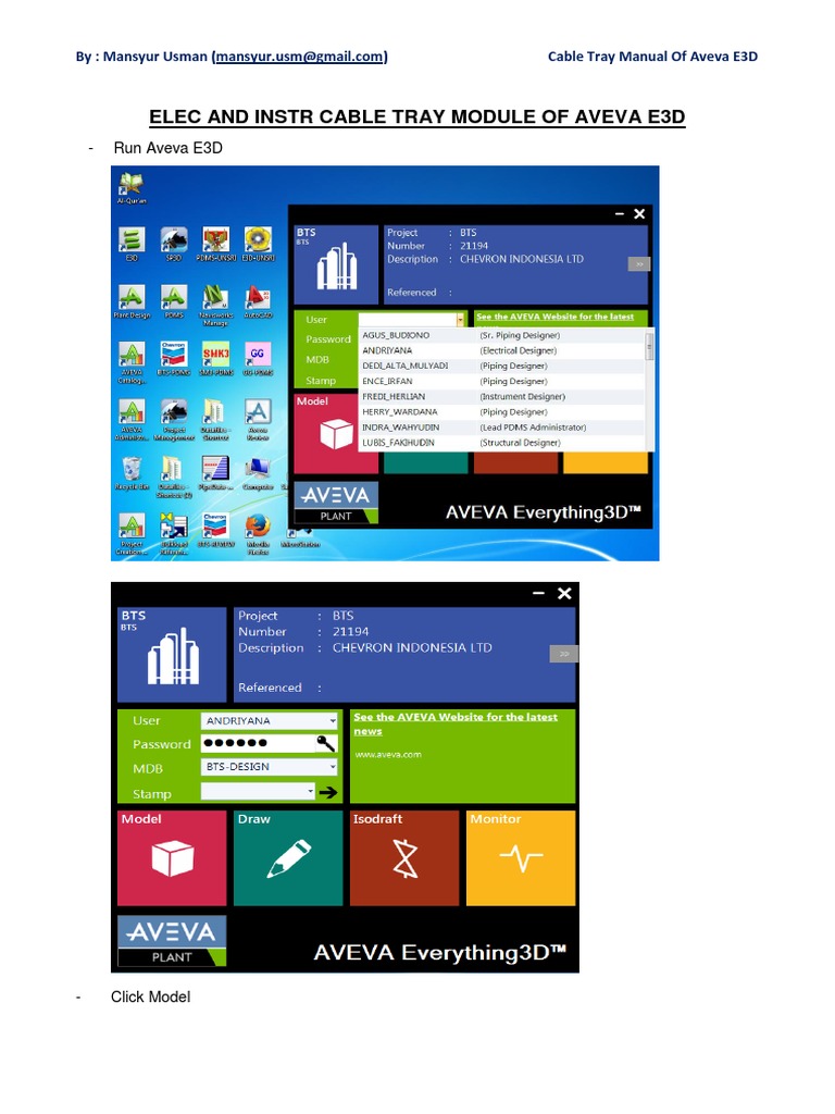 Cable Tray Module of Aveva E3d PDF | PDF