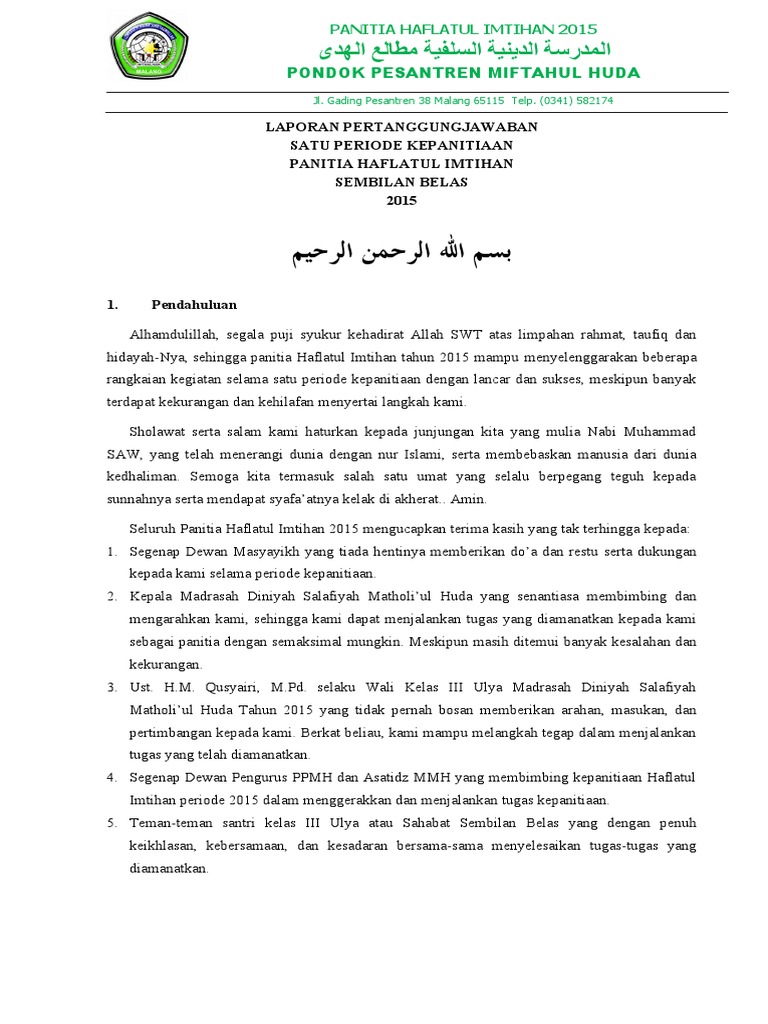 LPJ Fix | PDF | Karier & Perkembangan