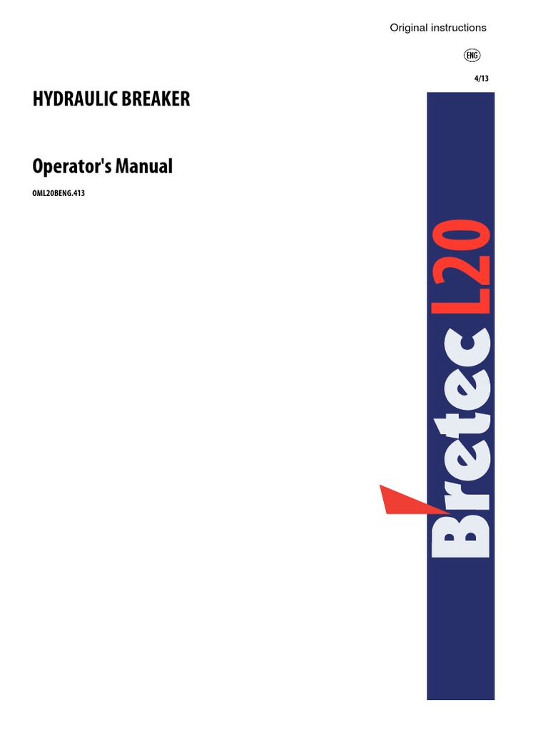 Operators Manual L20 | PDF | Personal Protective Equipment | Safety