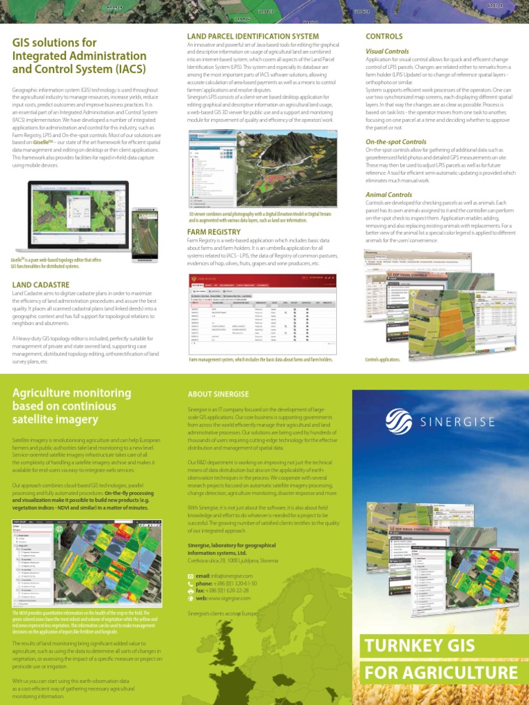Turnkey Gis Agriculture Leaflet Web | PDF | Satellite Imagery ...