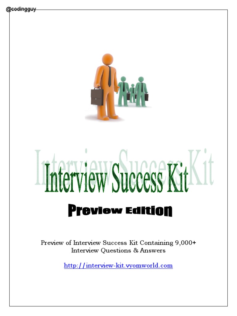Preview of Interview Success Kit Containing 9,000+ Interview Questions ...