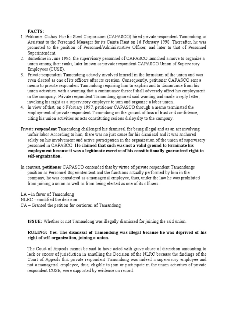 Cathay Pacific Steel Corp Vs CA | PDF | Court Of Appeal Of Singapore ...