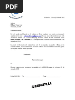 Carta de Confirmación Bancaria | PDF | Crédito (finanzas) | Bancos