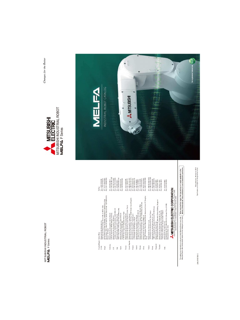 Mitsubishi Robot Melfa PDF | PDF | Robot | Robotics
