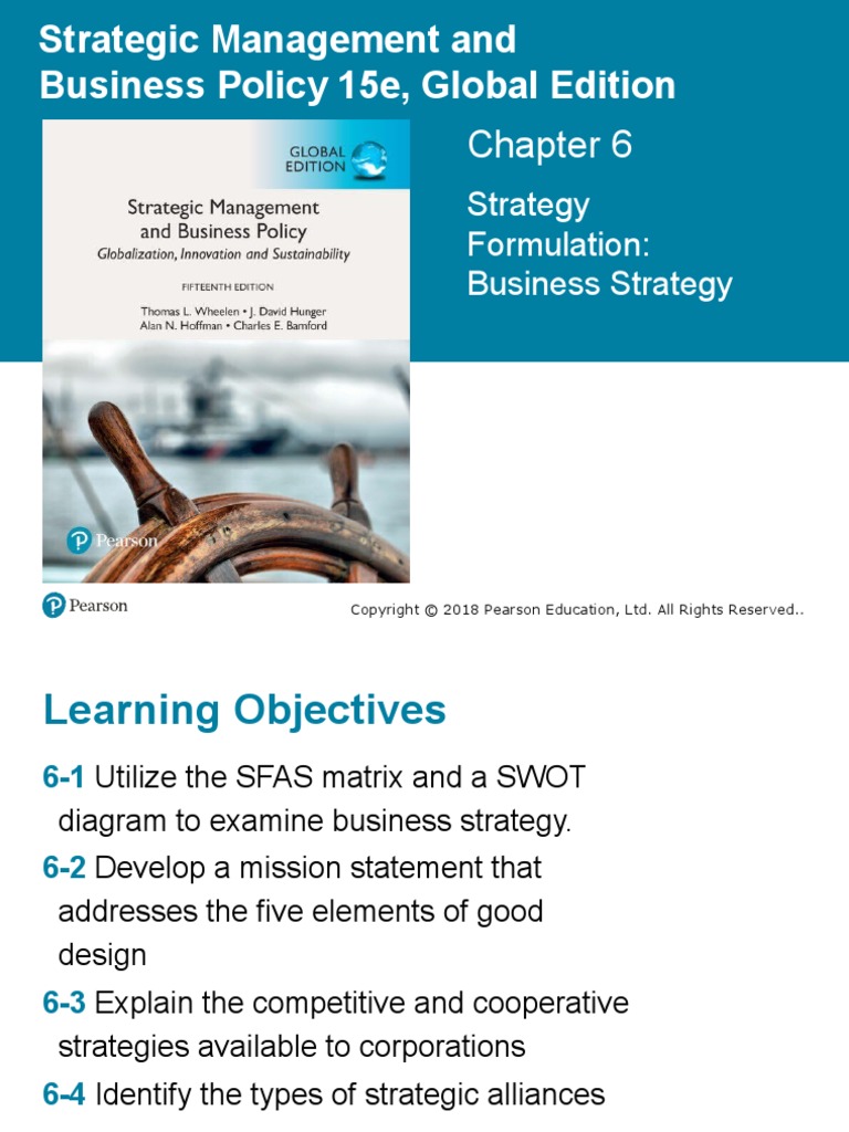 Strategy Formulation: Business Strategy | PDF | Strategic Management | Swot Analysis