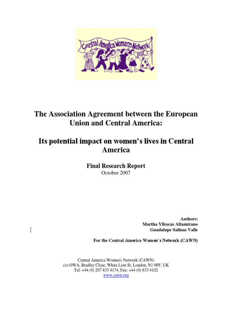 The Association Agreement Between The European Union and Central ...
