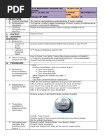 Cot Math 6 - DLP - Constructing Pie Graph | PDF | Pie Chart | Learning